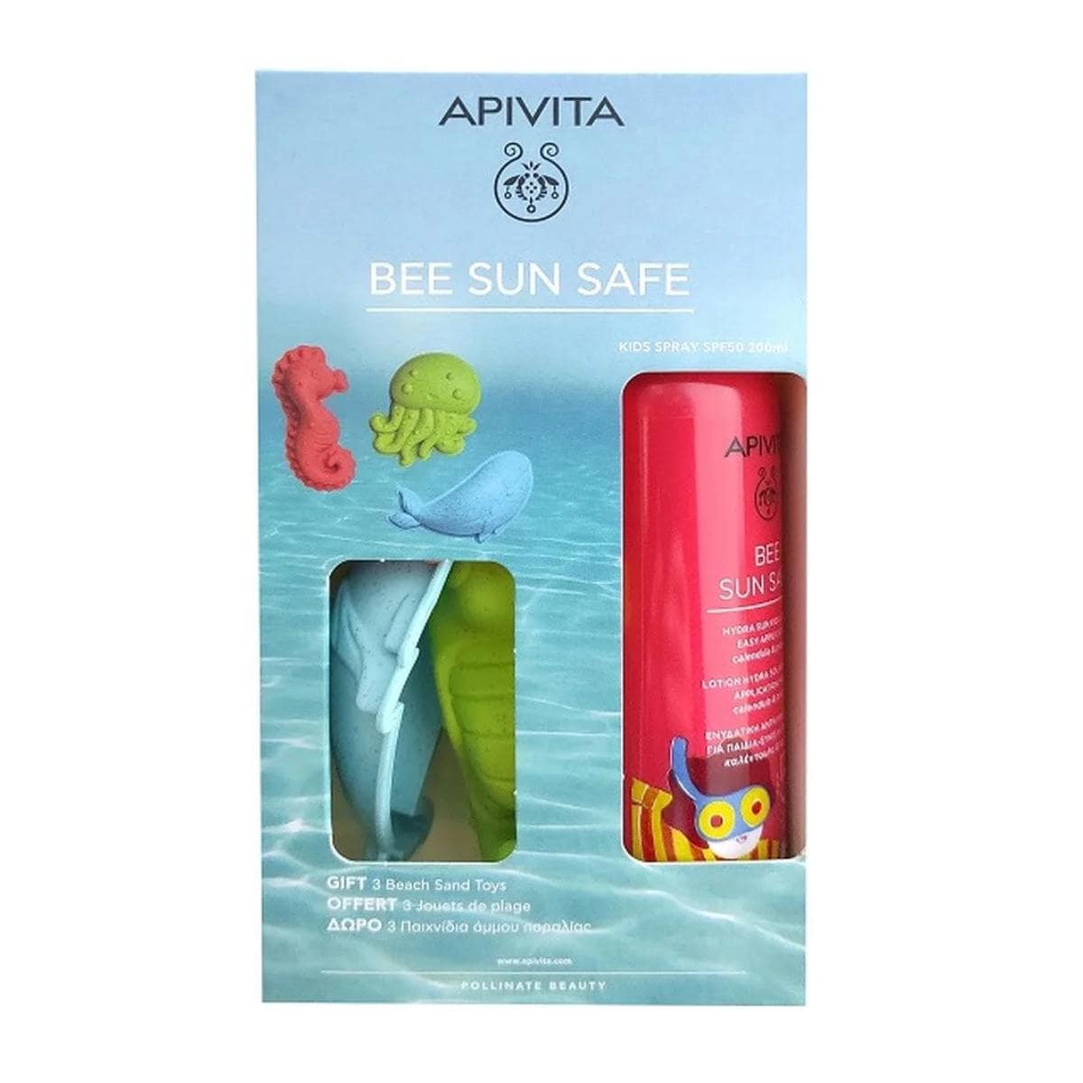 Apivita Bee Sun Safe Hydra Kids Lotion FPS50 c/ oferta Brinde ...