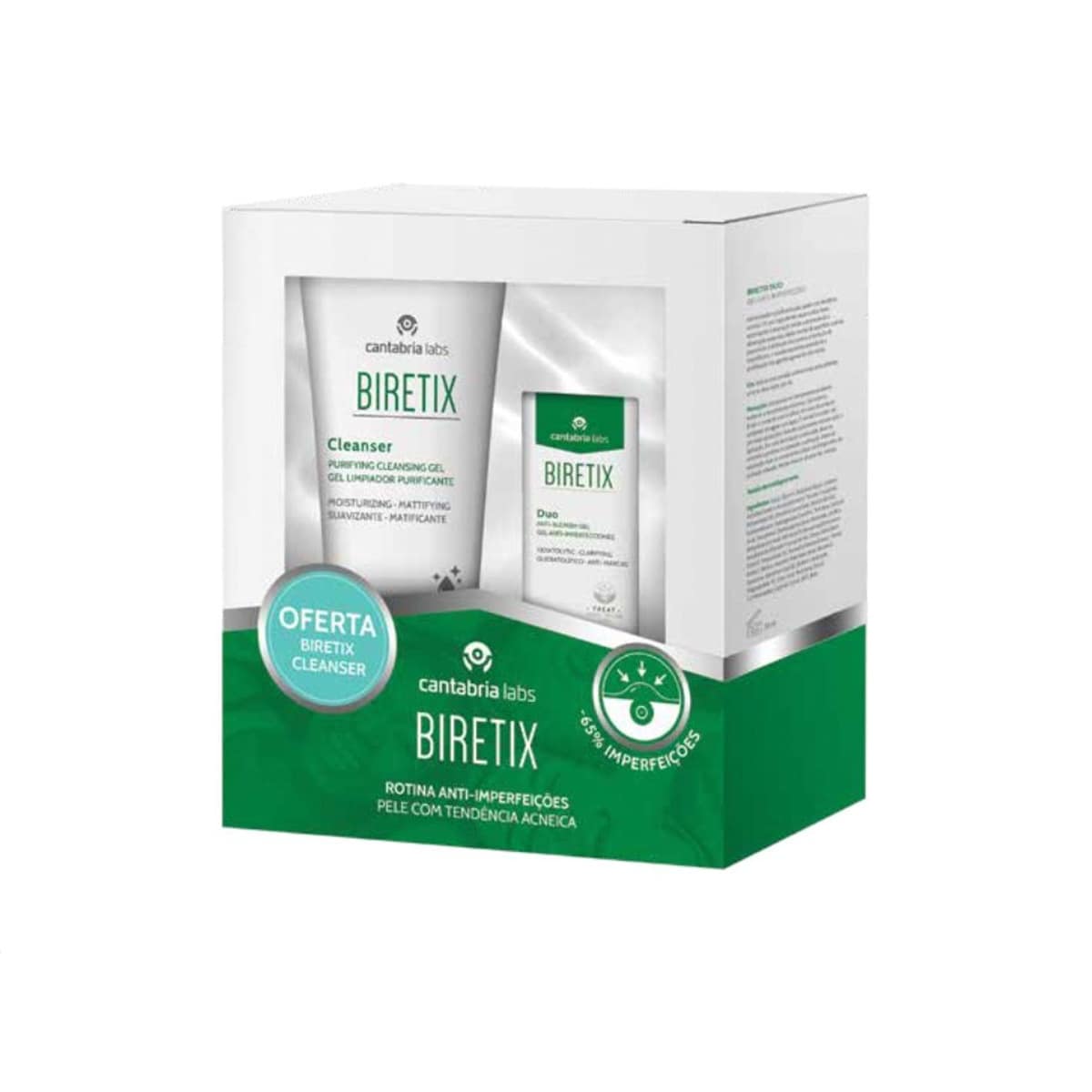 Biretix Coffret Rotina Anti-Imperfeições Duo Gel 30ml c/ Oferta Gel ...